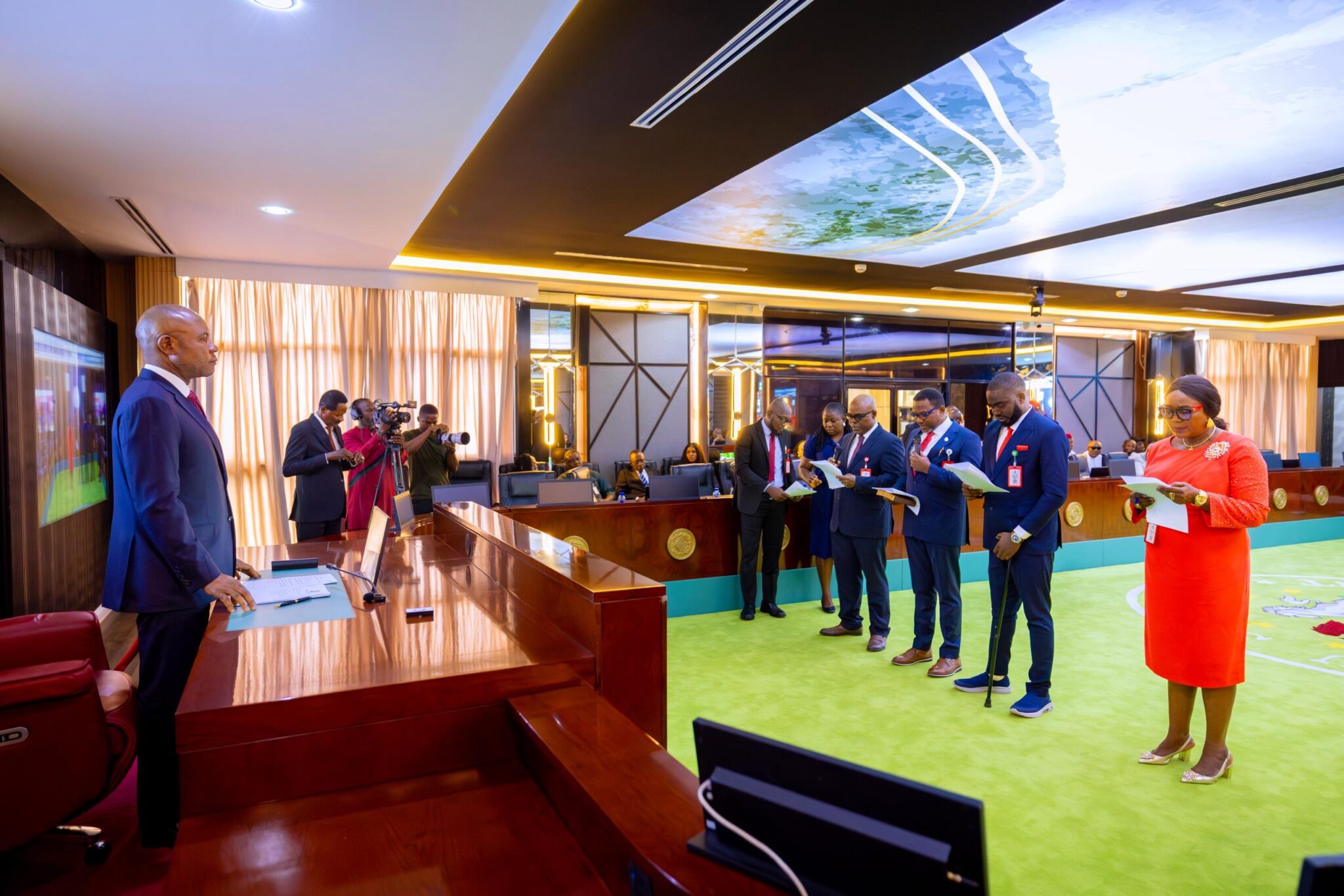 Gov Mbah reshuffles cabinet, swears-in Head of Service, 6 Commissioners