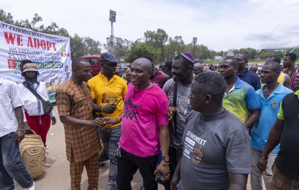 Enugu Keke Riders rally for Mbah’s reelection, hail him as a ...